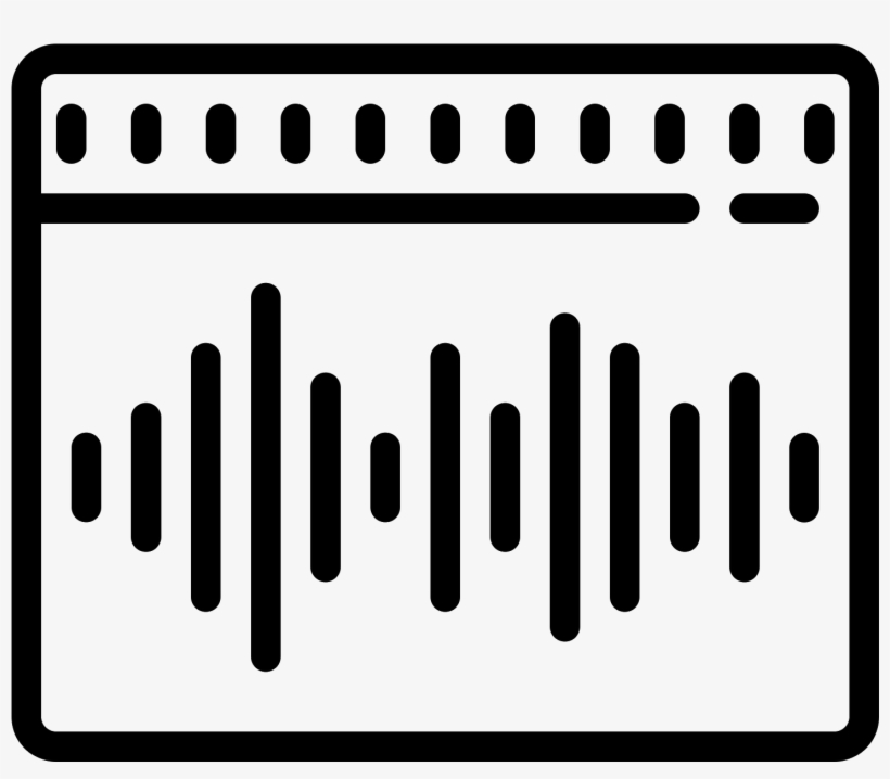 Download Transparent Audio Wave 2 Icon - Sound - PNGkit