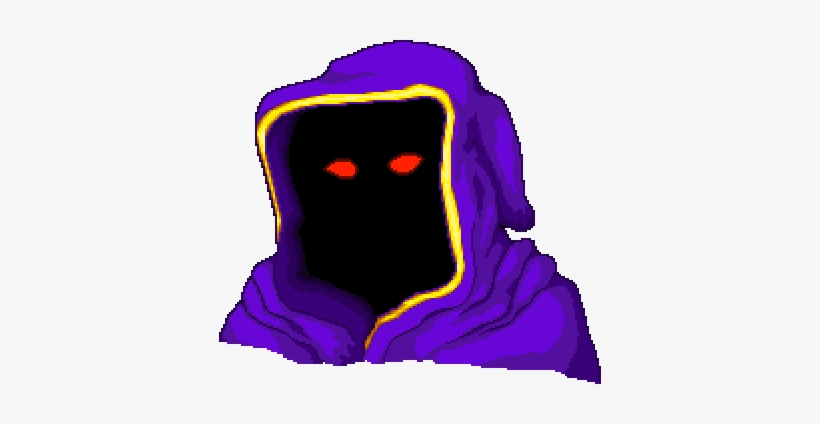 The Wizard's Face Has Been Stolen - Purple Wizard - 382x344 PNG ...