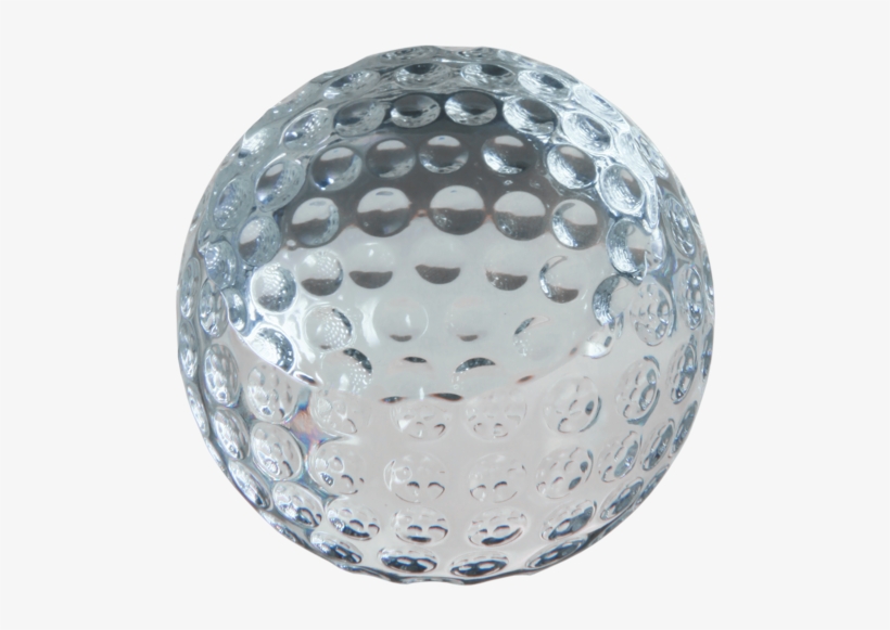 Golf Ball Crystal Paperweight Custom - Sphere - 550x500 PNG Download ...