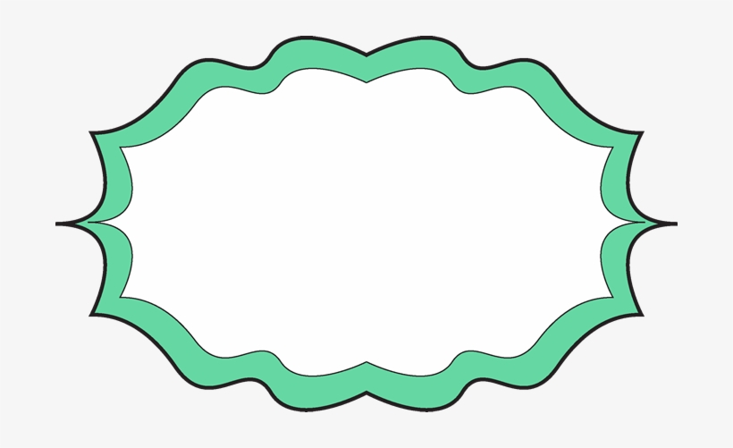 Fancy Border Frame Clipart - Green - 696x421 PNG Download - PNGkit