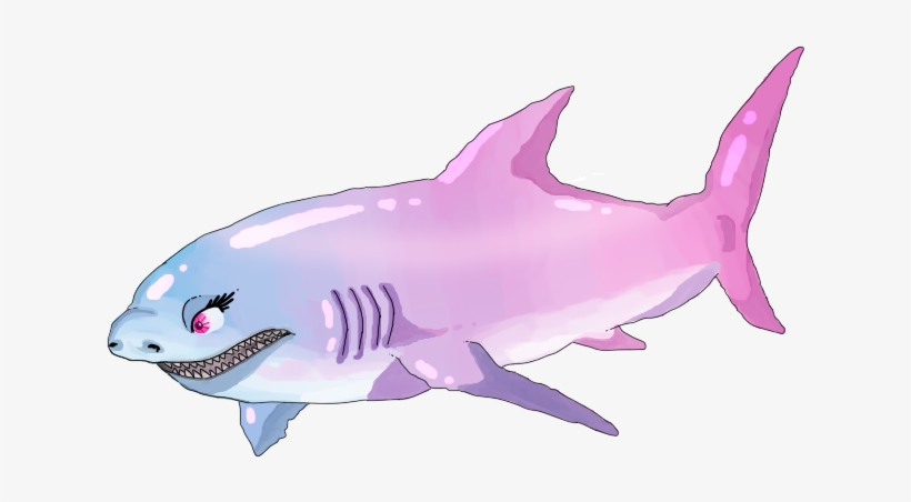 Rainbow Shark By Queenkittycat On Deviantart - Rainbow Great White ...