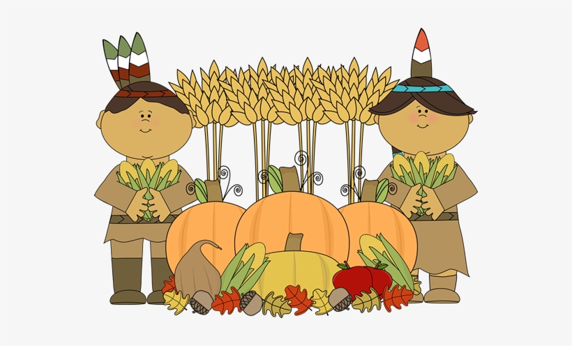 Native Americans And Pilgrims Clipart