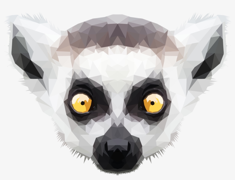 Lemur Art - 1185x1064 PNG Download - PNGkit