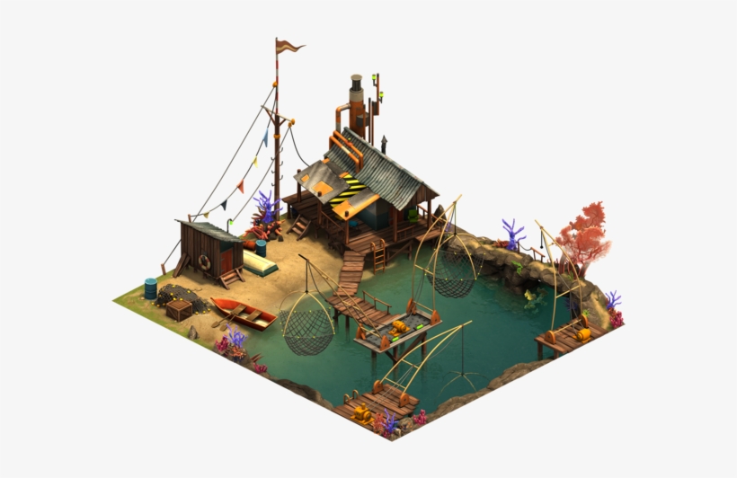 Shellfish Farm - Elvenar - 572x473 PNG Download - PNGkit