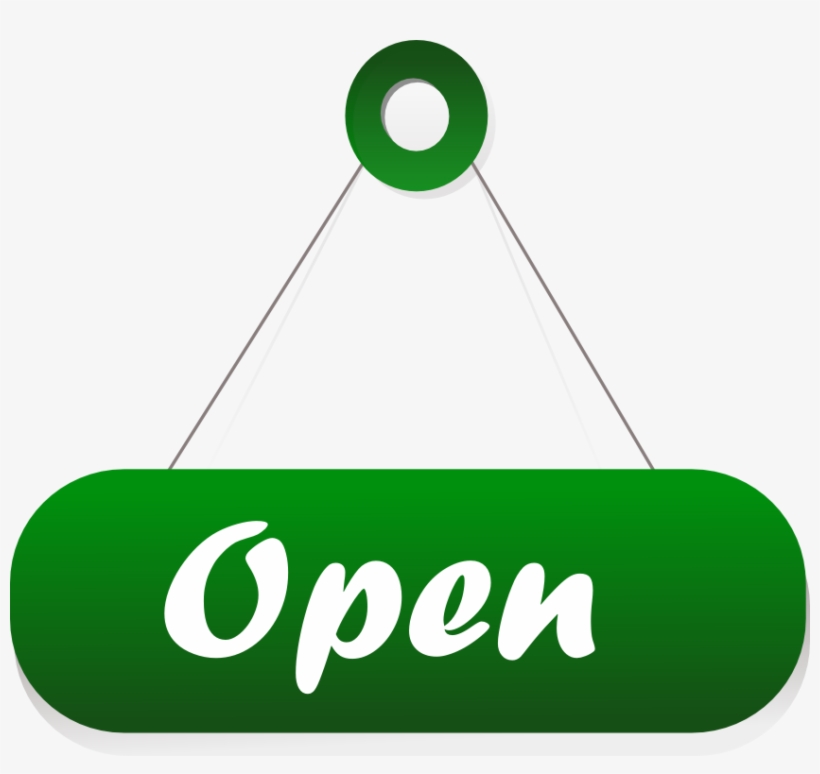 Web Open Sign 300dpi Scruffies - Portable Network Graphics - 846x758 ...