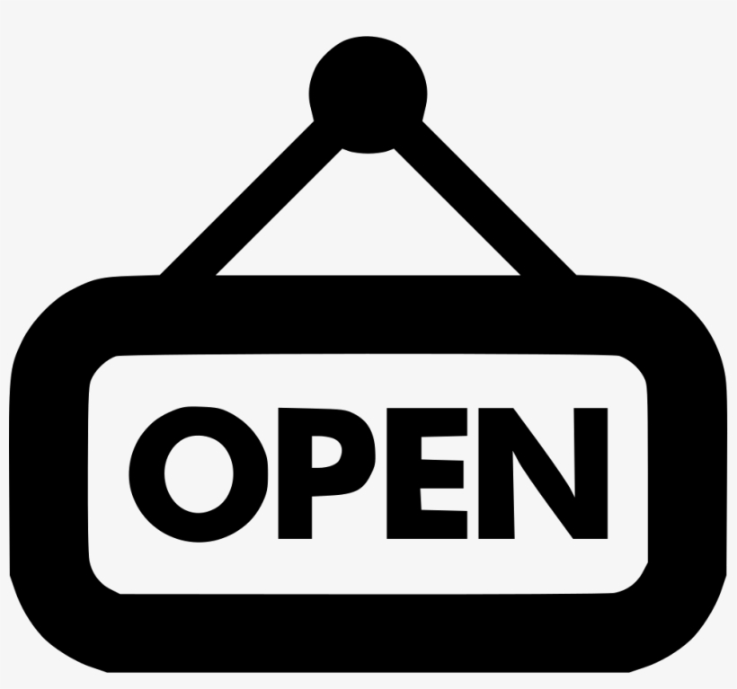 Open Sign - - Scalable Vector Graphics - 981x870 PNG Download - PNGkit