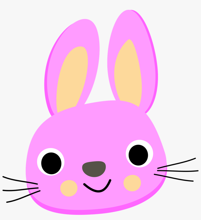 Rabbit Cartoon Images Image Group - Rabbit Head Clipart - 687x720 PNG ...