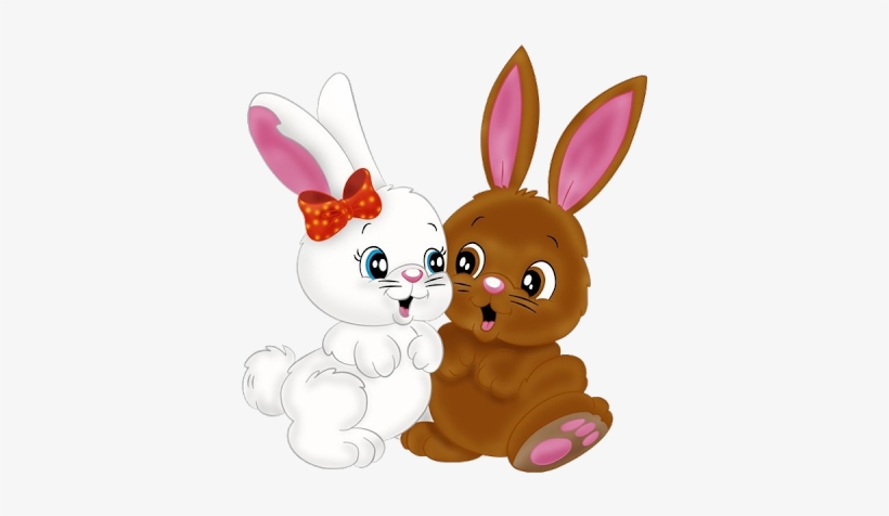 Download Transparent Baby Bunny Rabbits Clip Art - Cute Cartoon Baby ...