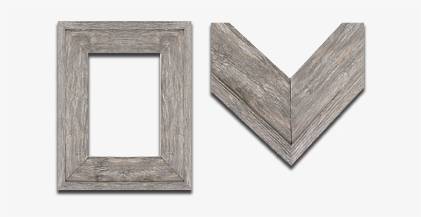 Wide Rustic Gemline Frame - Rustic Wood Transparent Frame - 640x400 PNG ...