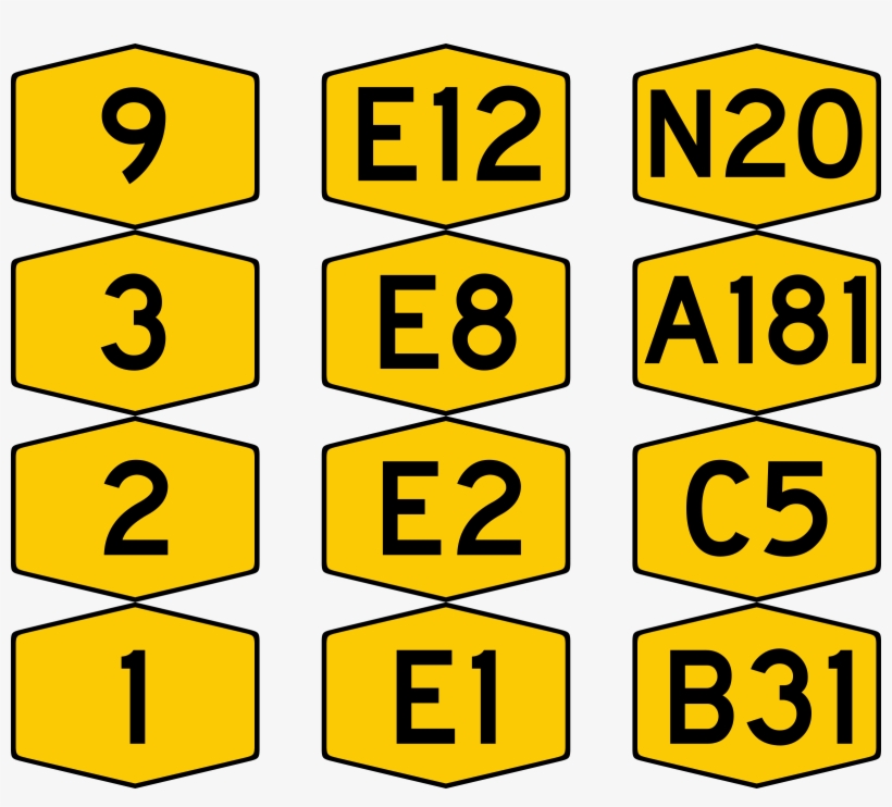 This Free Icons Png Design Of Malaysian Highway Shields - 2400x2057 PNG ...