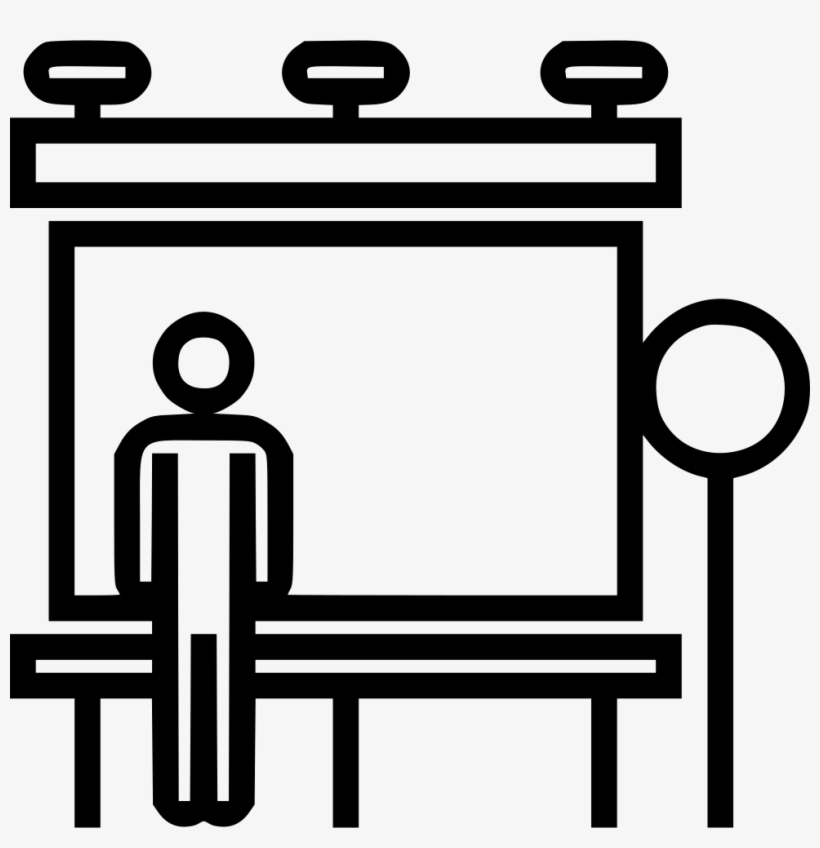 Bus Stop - - Icono De Parada De Bus - 980x966 PNG Download - PNGkit