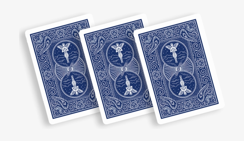 Bicycle Playing Cards 809 Mandolin Back Blue/red By - Invisible Deck ...