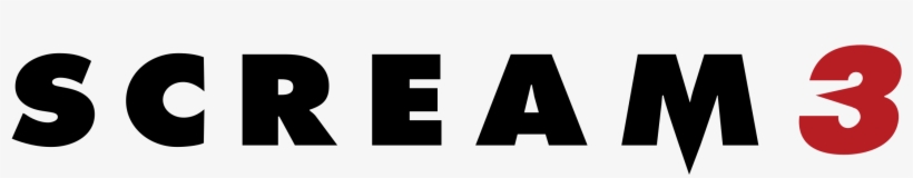 Download Transparent Scream 3 Logo Png Transparent - Scream 3 Logo Png ...