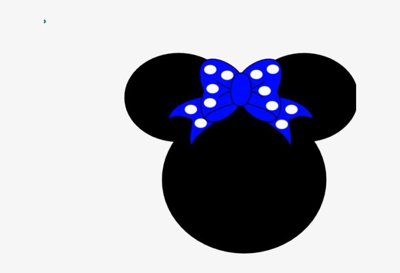 Minnie Mouse Clipart Blue - Minnie Mouse Blue Bow - 640x480 PNG ...