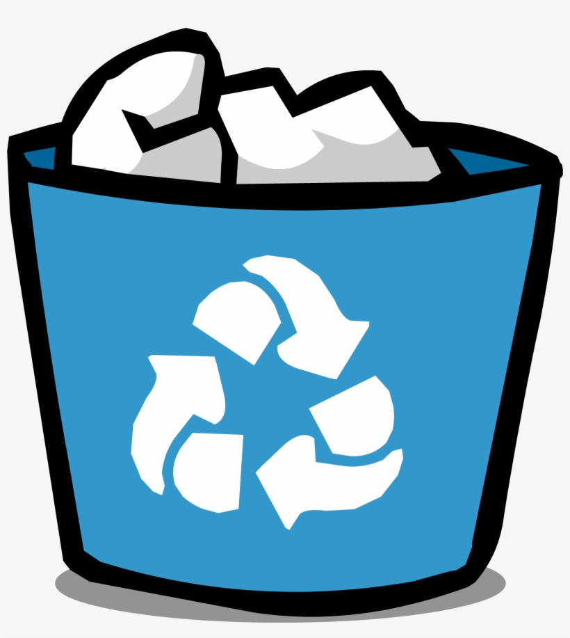 Recycle Bin Sprite - Recycling Bin Clipart - 1516x1622 PNG Download ...