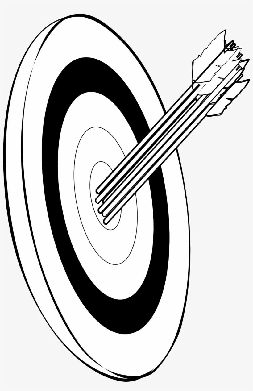 Bullseye Target Clip Art Black