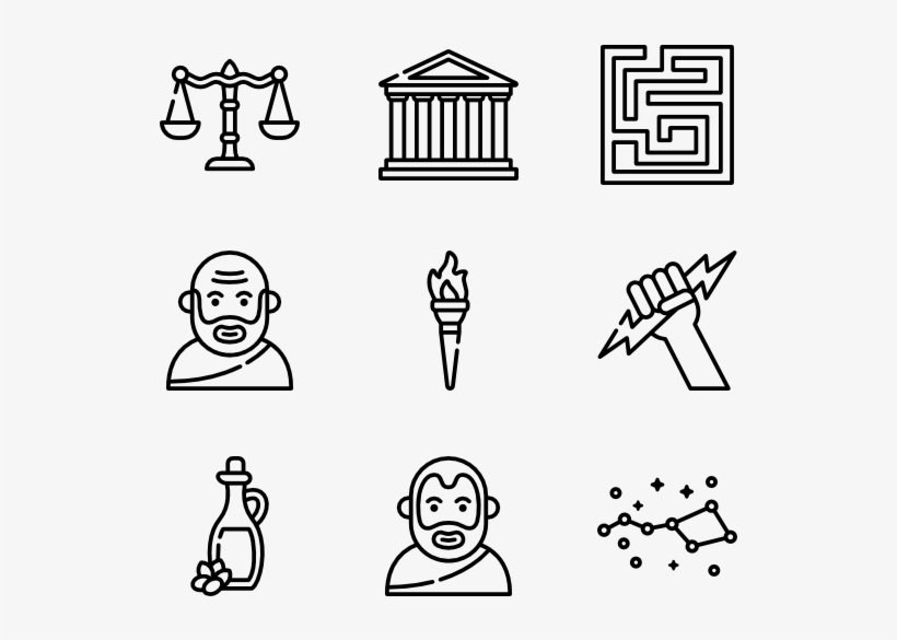 Download Transparent Ancient Greece - Grecia Iconos - PNGkit