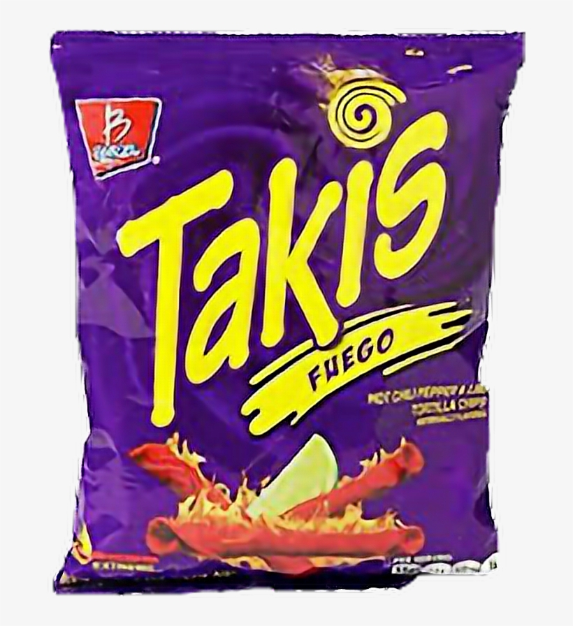 Spicy Takis Purple Red Food Chips Imhungry - Takis Fuego - 684x816 PNG ...