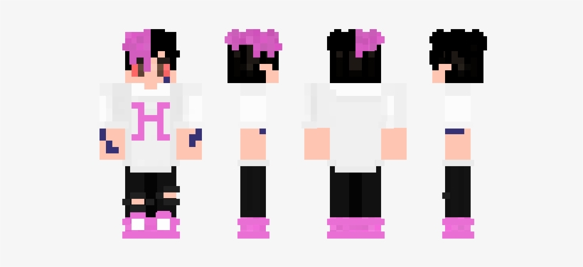 Minecraft Skin Lilpeep - Lil Peep Skin Minecraft - 600x348 PNG Download ...