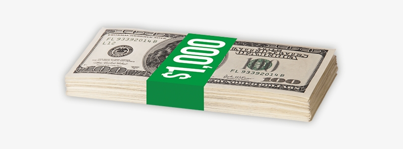 $1,000 - $1000 Cash - 589x223 PNG Download - PNGkit