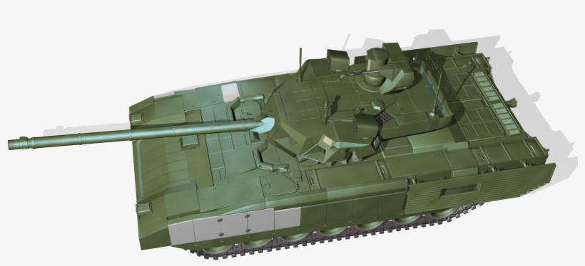 T 14 Armata Tank Top View Png Clipart - Afganit Active Protection ...