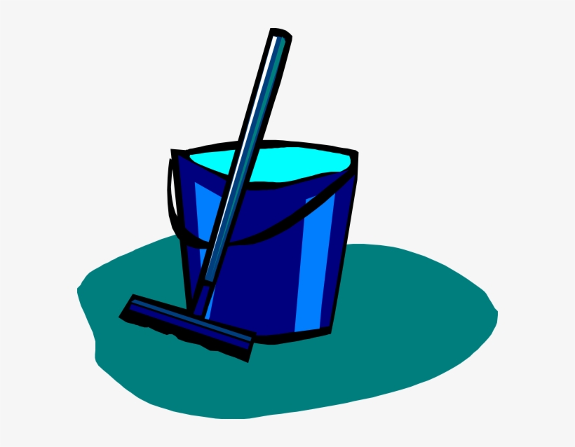 Mop And Bucket Blue Svg Clip Arts 600 X 558 Px - 600x558 PNG Download ...