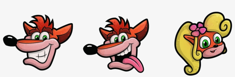 Crash And Coco Icons - Crash Bandicoot Icon N Sane - 1340x522 PNG ...