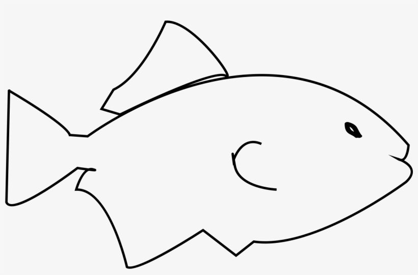 Simple Fish Clip Art Black And White