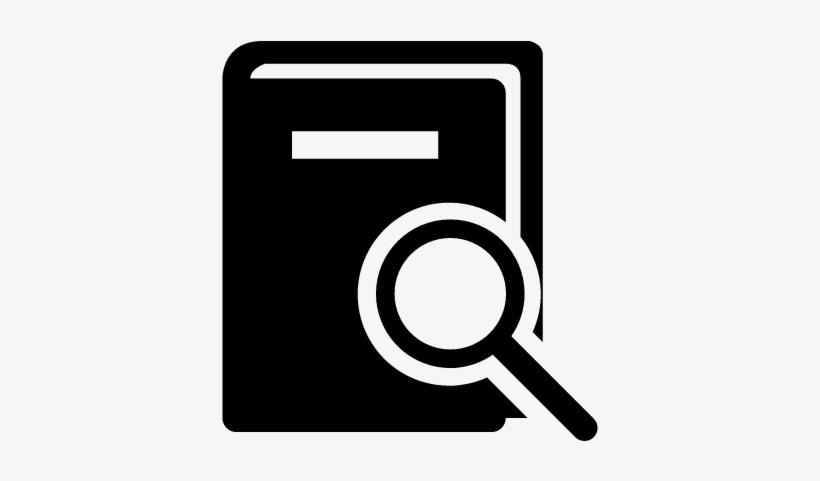 Book With Magnifying Glass Vector - Search Books Icon Png - 400x400 PNG ...