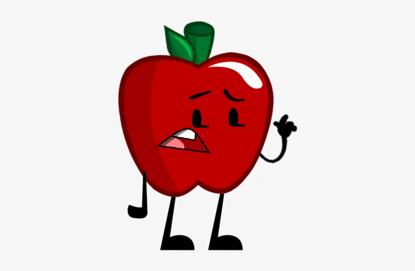 Apple Pose - Bfdi Apple - 391x480 PNG Download - PNGkit
