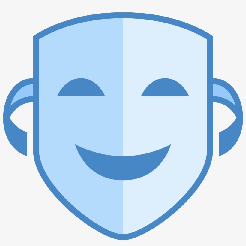 The Comedy Icon Is A Face That Looks Similar To An - Clip Art ...