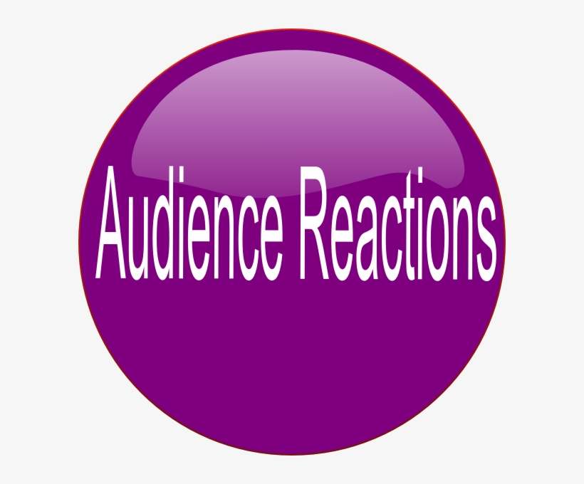 Audience Reactions Svg Clip Arts 600 X 600 Px - 600x600 PNG Download ...