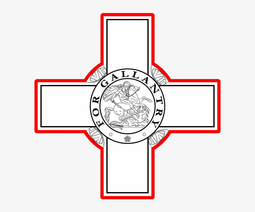 George Cross - Malta Flag George Cross - 600x610 PNG Download - PNGkit