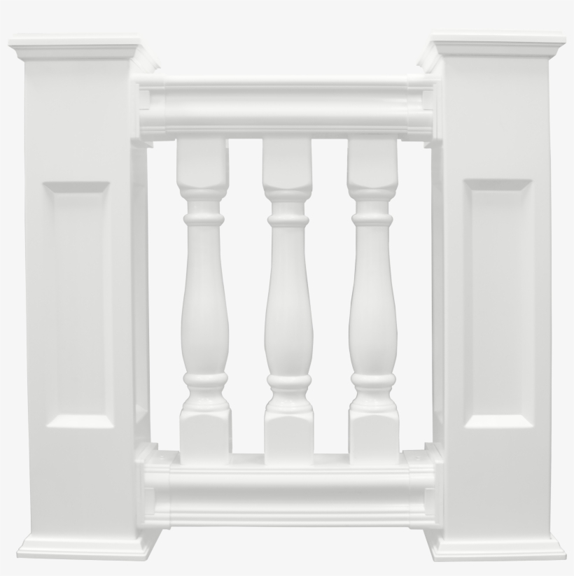 Download Transparent V510 With Turned Vinyl Balusters - Baluster - PNGkit