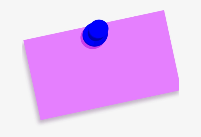 Thumb Tack Clipart Pin Drop - Thumbtack Note Blank Png - 640x480 PNG ...