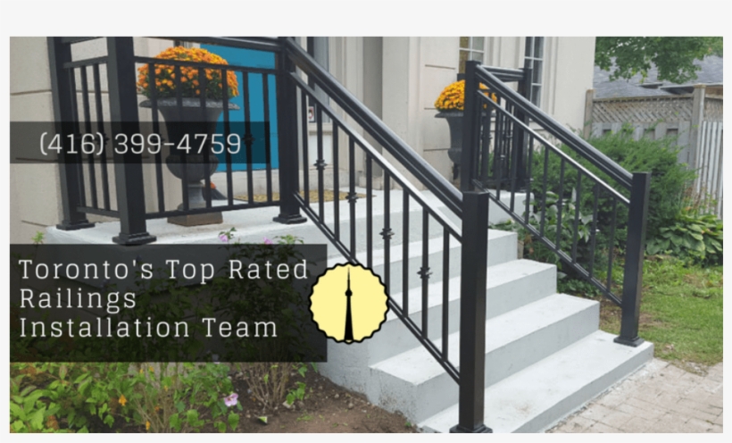 Aluminum Railings - Handrail - 1000x578 PNG Download - PNGkit