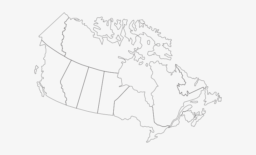 Map Of Canada Svg - 600x417 PNG Download - PNGkit