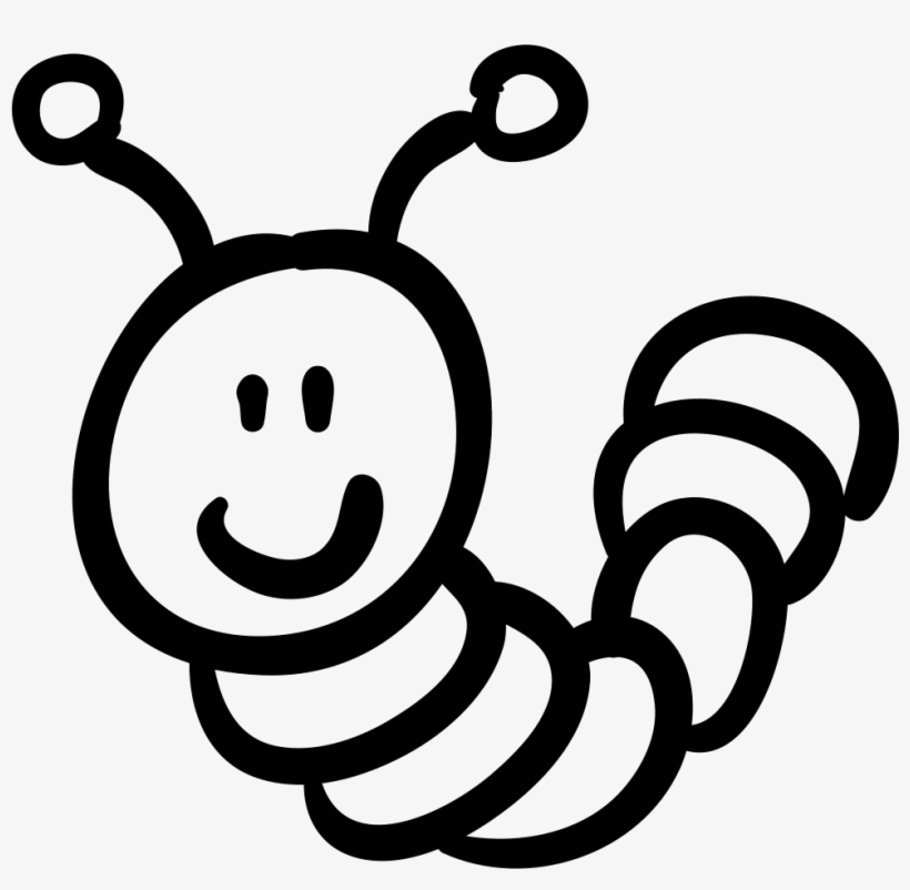 Png File - Outline Of A Worm - 981x912 PNG Download - PNGkit