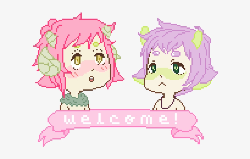 Deer Cuties Welcome Banner By Oni Onna-d7xgy10 - Welcome Banner Pixel ...