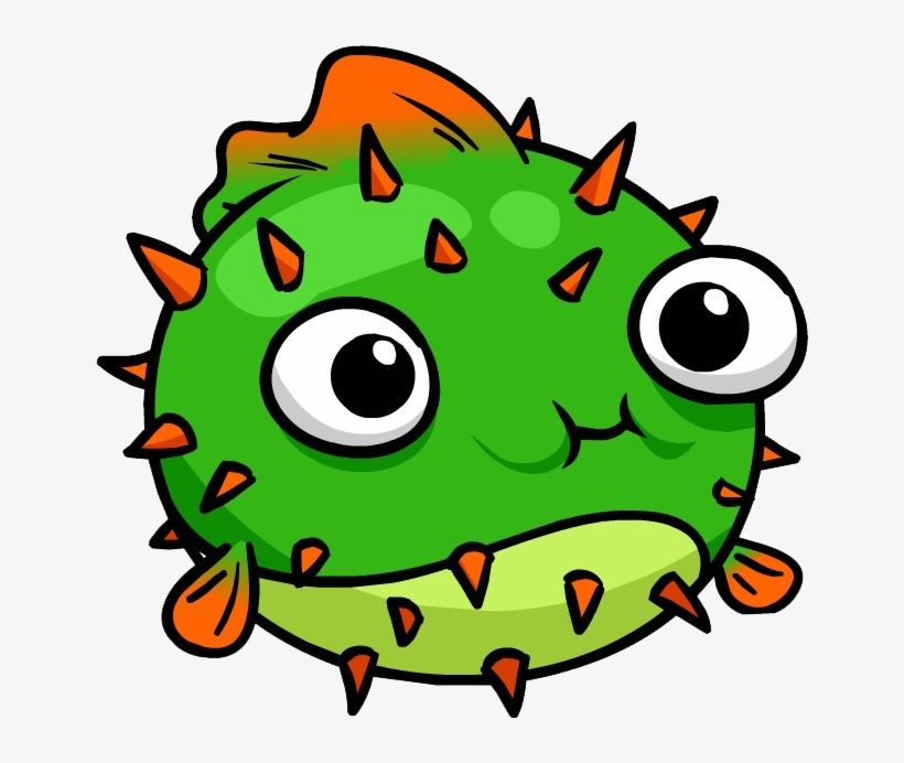 Puffer Fish Pin Logo - Clipart Pufferfish - 865x662 PNG Download - PNGkit