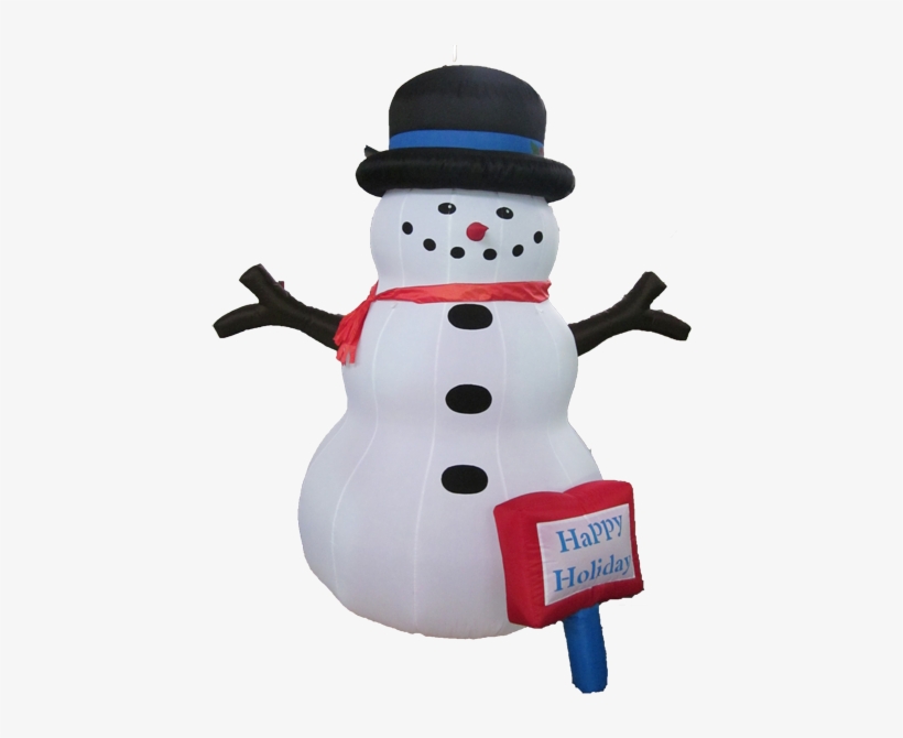 20 Foot Inflatable Snowman - Snowman Inflatable - 453x600 PNG Download ...
