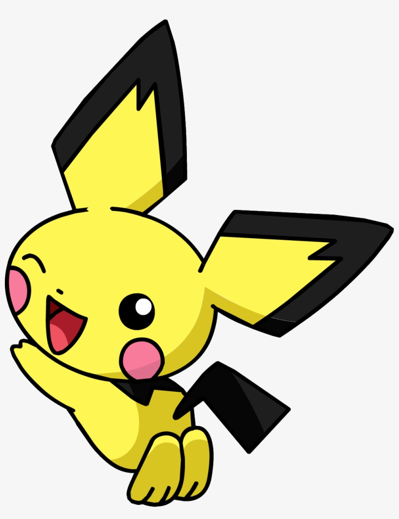 Anime Pokemon Transparent Png - Pokemon Pichu Png - 1003x1254 PNG ...