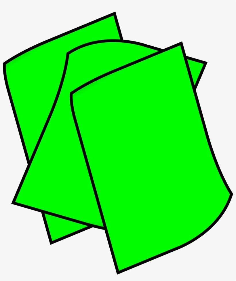 This Free Icons Png Design Of Stack Of Green Paper - 1886x2155 PNG ...