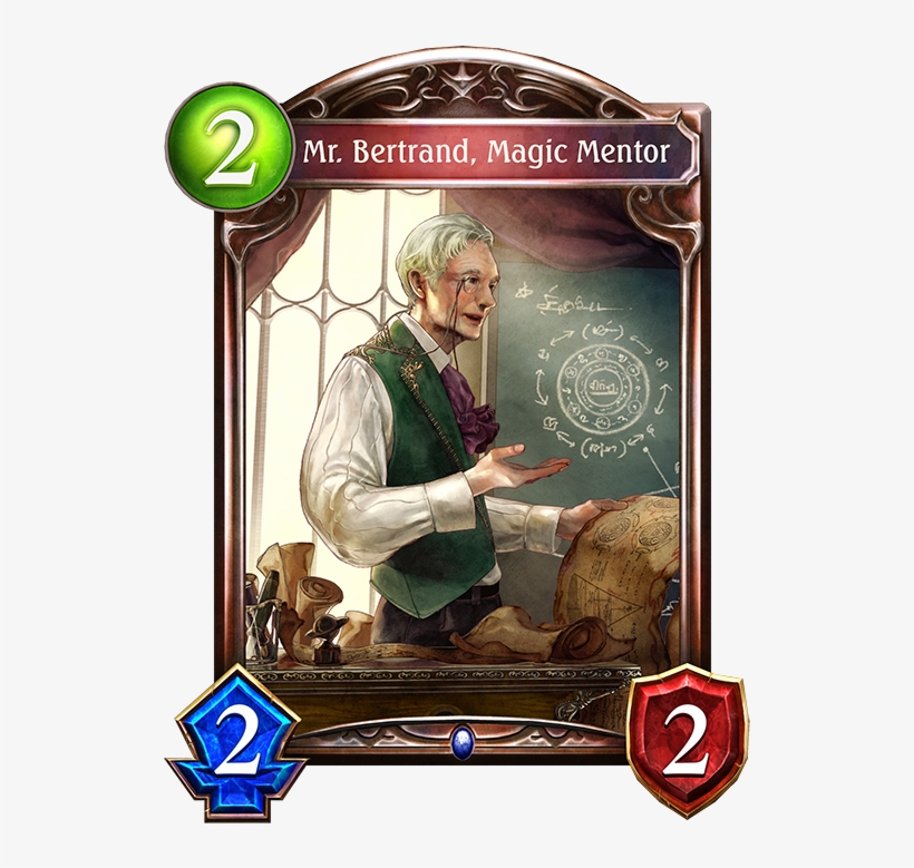 Bertrand, Magic Mentor - Sky Commander Celia Shadowverse - 536x698 PNG ...