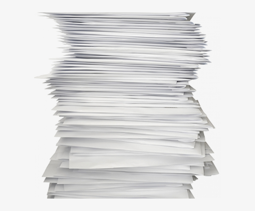 Download Transparent Stack Of Papers Png - Stack Of Letters - PNGkit