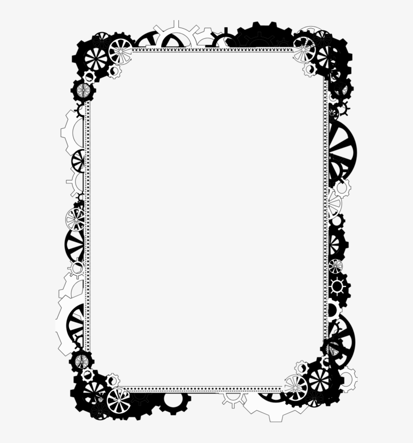 Steampunk Clip Art Borders Bdr Png Steampunk Bling - Steampunk Border ...