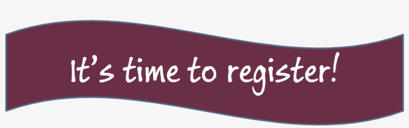 Register - Time To Register - 1083x289 PNG Download - PNGkit
