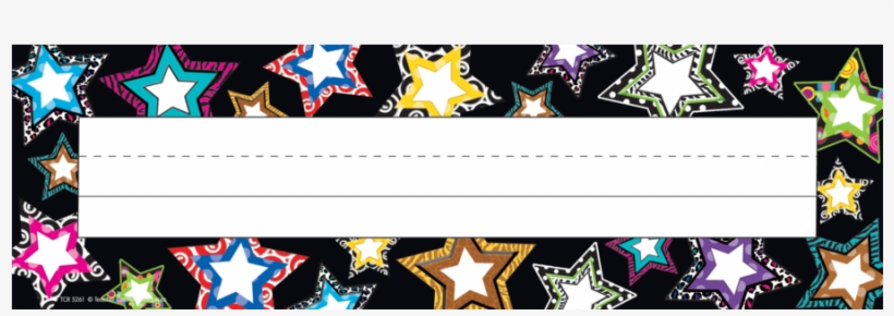 Tcr5261 Fancy Stars Flat Name Plates Image - Fancy Stars Name Plates ...