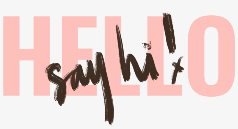 Download Transparent Say Hi - Photography - PNGkit