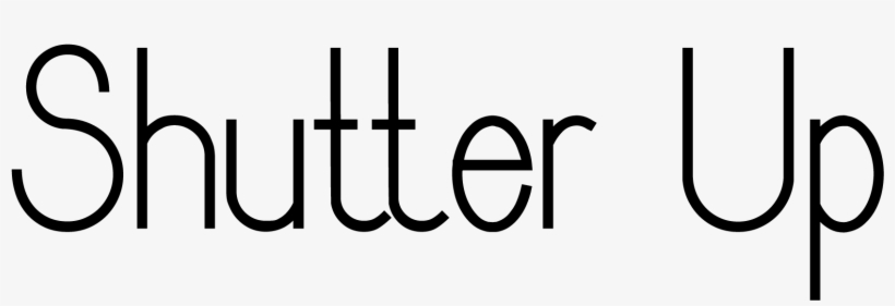 Shutter Up By Fred Dwe - Shutter Up - 1708x617 PNG Download - PNGkit